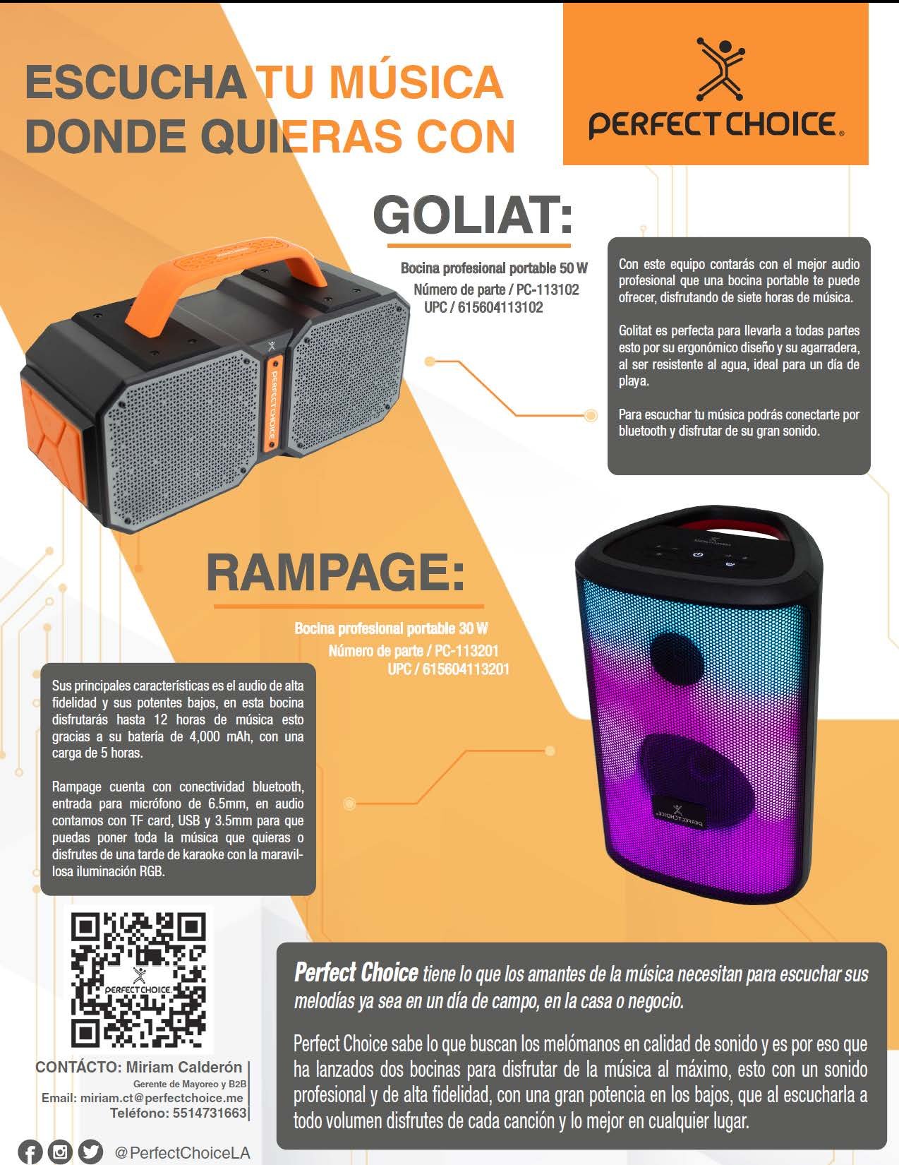 Escucha tu música en dónde quieras con Perfect Choice - Boletin.mx